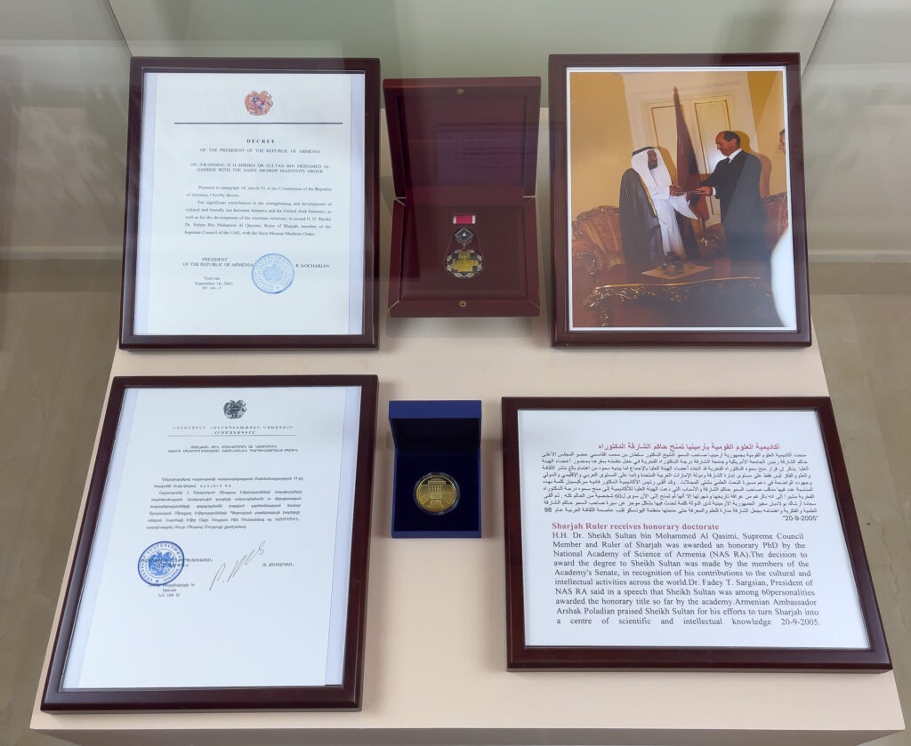 Sultan Al Qasimi Centre Spotlight on Armenian Honour Recognising ...